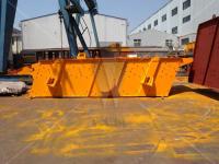 China Double Deck Vibrating Screen Machine for Construction Matreial 150 - 600t/h for sale
