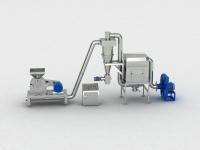 China 60-200 Mesh 550kg-2800KG Dust-collecting Pulverizer Machine for Fiber or Grease Materials Crushing for sale