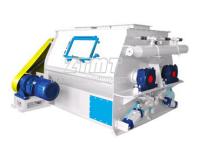 China Double Shaft Paddle Mixer Fertilizer High Mixing Speed Machine SSHJ Series for sale