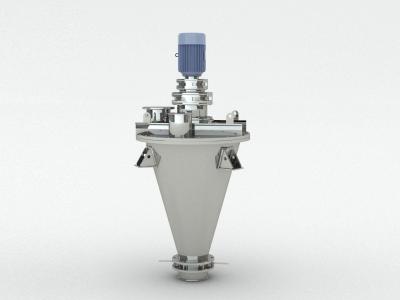 China DLH Series Cone Blender, Chemical Mixing Machine With Single Screw, S Blade For Chemical And Feed Trades for sale