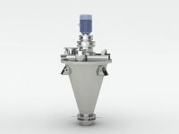 China DLH Series Cone Blender, Chemical Mixing Machine With single screw, S Blade For Chemical And Feed Trades for sale