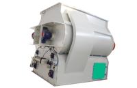 China High Mixing Speed Double Shaft Paddle Mixer Fertilizer Feed Mixing Machine , SSHJ Series for sale