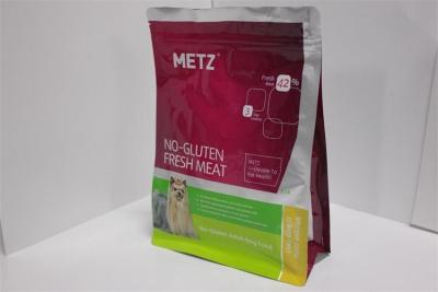 China Unique Food Packaging Flat Bottom Pouch for Cocoa , Cookies , Powder Mixes for sale