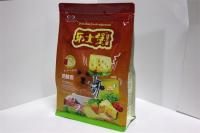 China Unique Food Packaging Flat Bottom Pouch for Cocoa , Cookies , Powder Mixes for sale