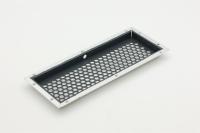China Spray anti baking process AL5052 metal stamping fan cover component for sale