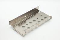 China Sheet metal manufacturing SPCC-SD electroplating bending process  rivet hardware stamping ATM equipment components for sale