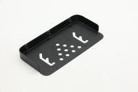China Black spray custom sheet metal shell laser cutting metal stamping parts for sale