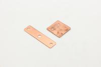 China Metal stamping, purple copper material grinding process, connecting copper aluminum composite row components for sale