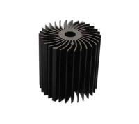 China Precision Small Aluminum Heat Sink With Black Anode Treatment for sale