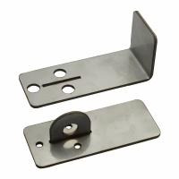 China L-type Metal Bracket Laser Cut Stamped Bending Galvanized Steel L Bracket for sale