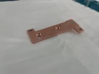 China Purple Copper Nickel Plated CNC Riveted Copper Bar Metal Stamping Parts for sale