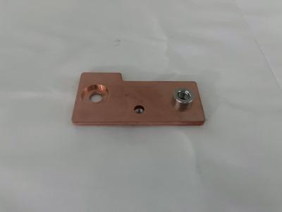 China Industrial Grade 304 Stainless Steel M6-2 and M4-2 Nut Nickel Matte Plating Riveting Copper Bar Metal Stamping Parts for sale