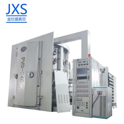 China FoShan JXS Tableware Vacuum Coating Machine Forks Knives Spoons Faucets Vacuum Metallizing Plant for sale