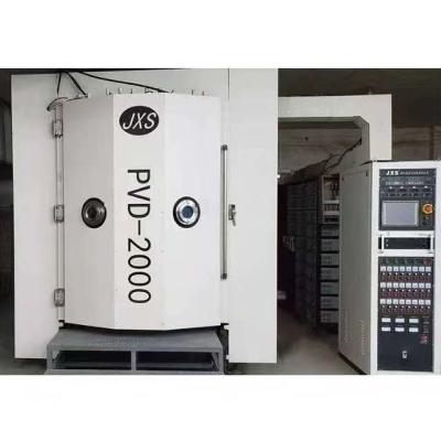 China Large Capacity Stainless Steel Fittings Gold / Rose Gold Multi Arc Plasma Vacuum PVD Coating Machine for sale