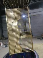 China Stainless Steel Furniture 40mm PVD Gold Coating Machine for sale