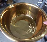 China Vacuum Metalizing Equipment For Stainless Steel Wash Basins, High Gloss PVD Coating Machine For Kitchen Sinks for sale