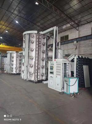 China Multi-Color PVD Coating Machine with Full Auto Control System and Stainless Steel Vacuum Chamber for Ceramic Decorations for sale
