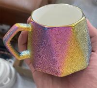 China Fine PVD coating brings unique metallic luster on ceramic mug surfaces, enrich product appearance and add premium value for daily drinkware and gift sets for sale