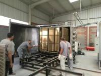 China UV-Stable Full Auto Control PVD Vacuum Coating Machine with Custom Made Vacuum Chamber for Decorative Tiles for sale