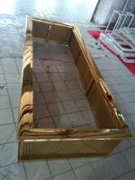 China Scratch Resistant Full Coverage PVD Plating Equipment for Large Metal Furniture Vacuum Coating Machine for sale