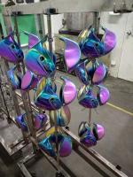 China Iridescent Rainbow PVD Plating Machine For ABS PC Plastic Parts With Low Temp Non-deformation And High Adhesion Coating for sale