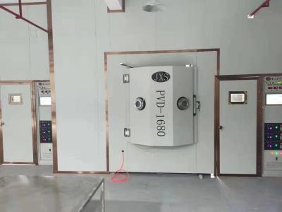 China PVD-1680 Multi-Arc Ion PVD Coating Machine for Stainless Steel Workpieces with Titanium-Gold Finish for sale