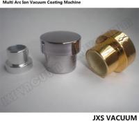 China ABS Cosmetics Caps Thermal Evaporation Vacuum Coating System For Chrome Gold Finish for sale