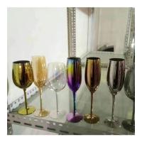 China High Output Foshan Glass Wine Cup Vacuum PVD Coating Equipment For Gold Silver Rainbow Black Color for sale