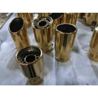 China High Efficiency Stainless Steel Exhaust Pipe Golden Rainbow Color PVD Vacuum Coating Equipment In Foshan JXS for sale
