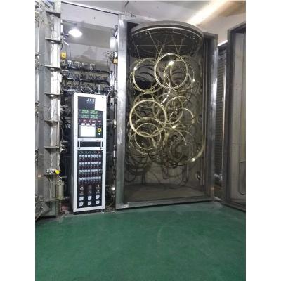 China Environment Friendly Stainless Steel Exhaust Pipe PVD Titanium Nitride Coating Machine For Blue Rainbow Color for sale