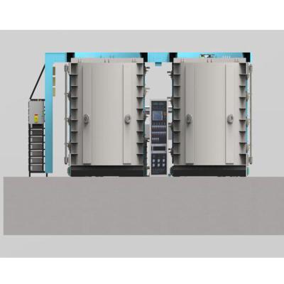 China Bright Metallic Gloss PVD Vacuum Coating Machine For Stainless Steel Products for sale