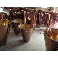 China High Efficiency Stainless Steel Car Bumper Bar Multi Arc Ion Gold PVD Coating Machine for sale