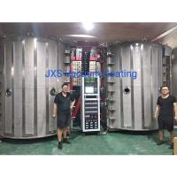 China High Output Double Chambers Ti Titanium Vacuum PVD Coating Machine For Small Stainless Steel SS Hardware Parts for sale