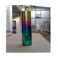 China Strong Film Adhesion Motorcycle Stainless Steel Exhaust Pipe Tube PVD Vacuum Coating Machine For Rainbow Color for sale