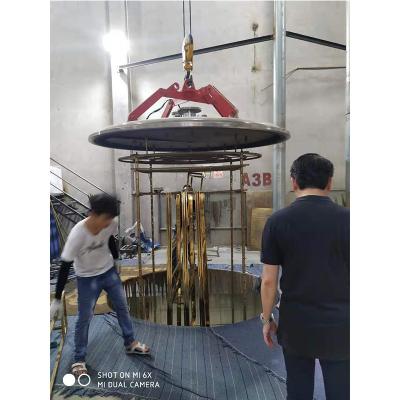 China Large Capacity Stainless Steel Furniture Table Chair Titanium Gold PVD Vacuum Coating Machine for sale