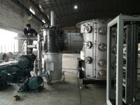 China Vertical Loading Stainless Steel Gold PVD Plating Machine Small Size for sale