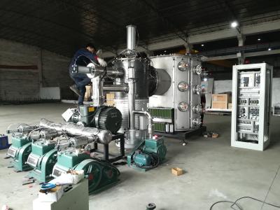 China Vertical Loading Stainless Steel Gold PVD Plating Machine Small Size for sale