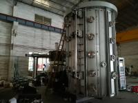 China Stainless Steel Floor Screen Door Frame PVD Machine For Gold Rose Gold Color for sale