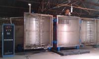 China Vertical ABS PP PC PMMA PET Vacuum Metallizing Machine for sale
