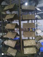 China Decorative Glass Mosaic PVD Vacuum Coating Machine Gold Plating Machine For Tile for sale