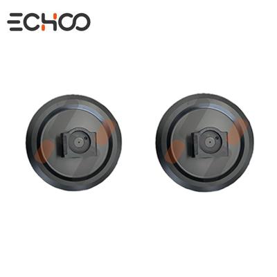 China Undercarriage Front Idler Assy for Takeuchi TL10V2 CTL Wheel Pulley Replacement for sale
