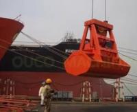 China Remote Control Mechanical Grab Bucket SS304 12m³ Cargo Unloading Sand for sale