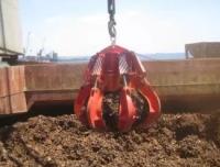 China Scrap Handling Mechanical Grab Bucket Orange Peel Granular Material for sale