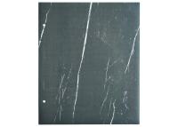 China Black Marble Effect Matte PVC Decorative Foil For MDF Membrane Doors for sale