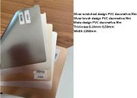 China 500m / Roll PVC Decorative Film For Furniture Flat Lamination for sale