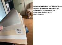 China 0.50mm Anti Dirty PVC Decorative Film For Cabinetry Doors for sale