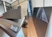China durable Meta Brush PVC Decorative Film For Interior Panel Lamination for sale