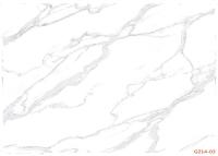 China White Marble PVC Decorative Film For cabinet Scratch - Resistant for sale