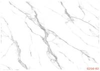 China ROHS 0.50mm White Marble PVC Film For Interior Furniture Front Decoration for sale