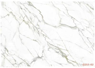 China Modern Surface PVC Decorative Film Customized White Marble for sale